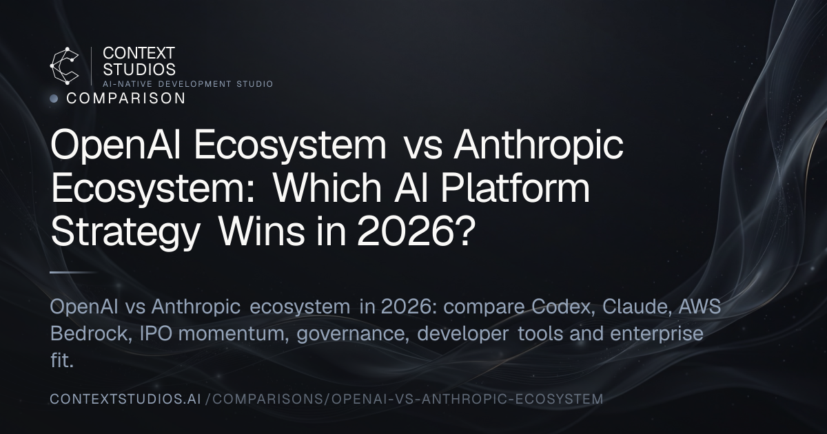 OpenAI Ecosystem vs Anthropic Ecosystem: Which AI Platform Strategy ...
